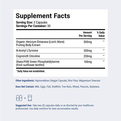 cognitive health support veggie supplements