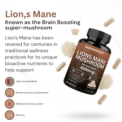 Cognitive health with organic mushrooms