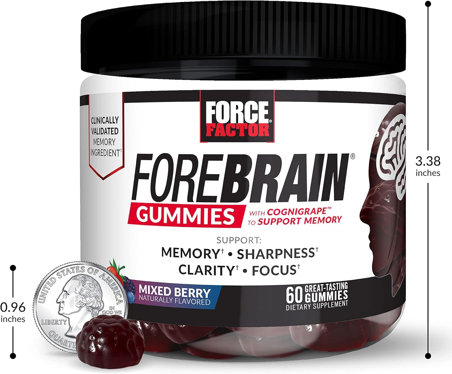 Cognitive performance gummies for students
