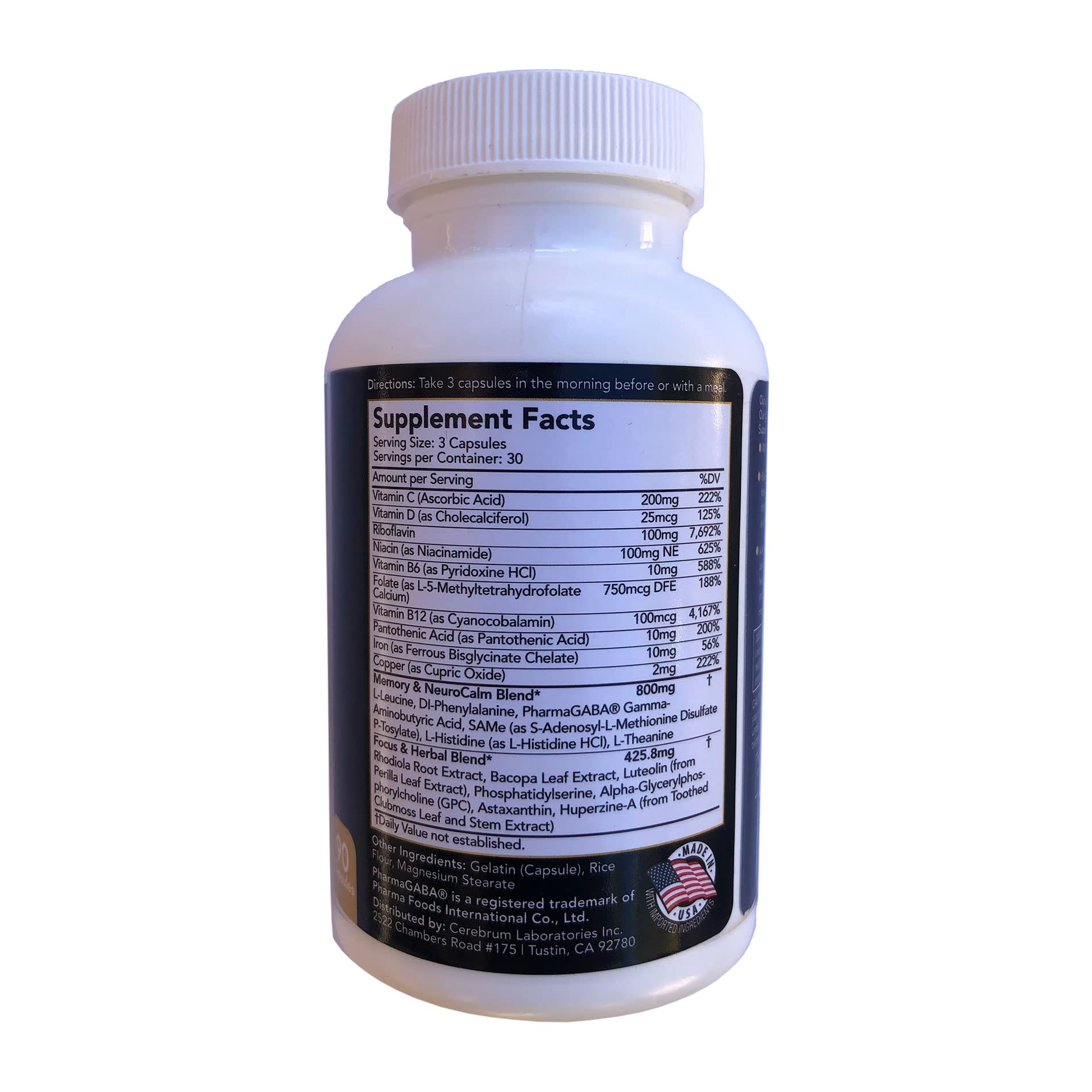 cognitive performance herbal blend