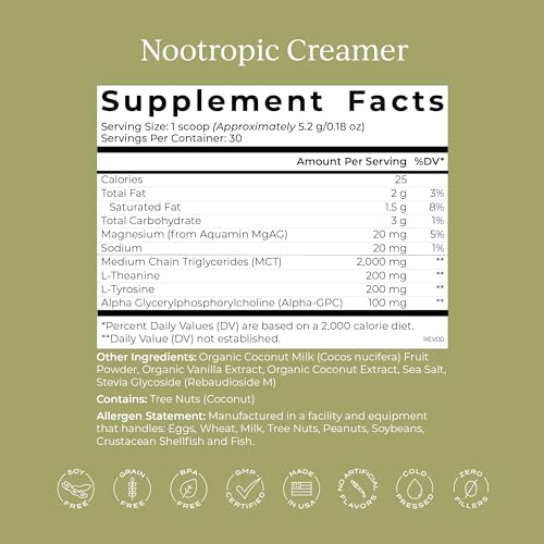 cognitive support coffee supplement