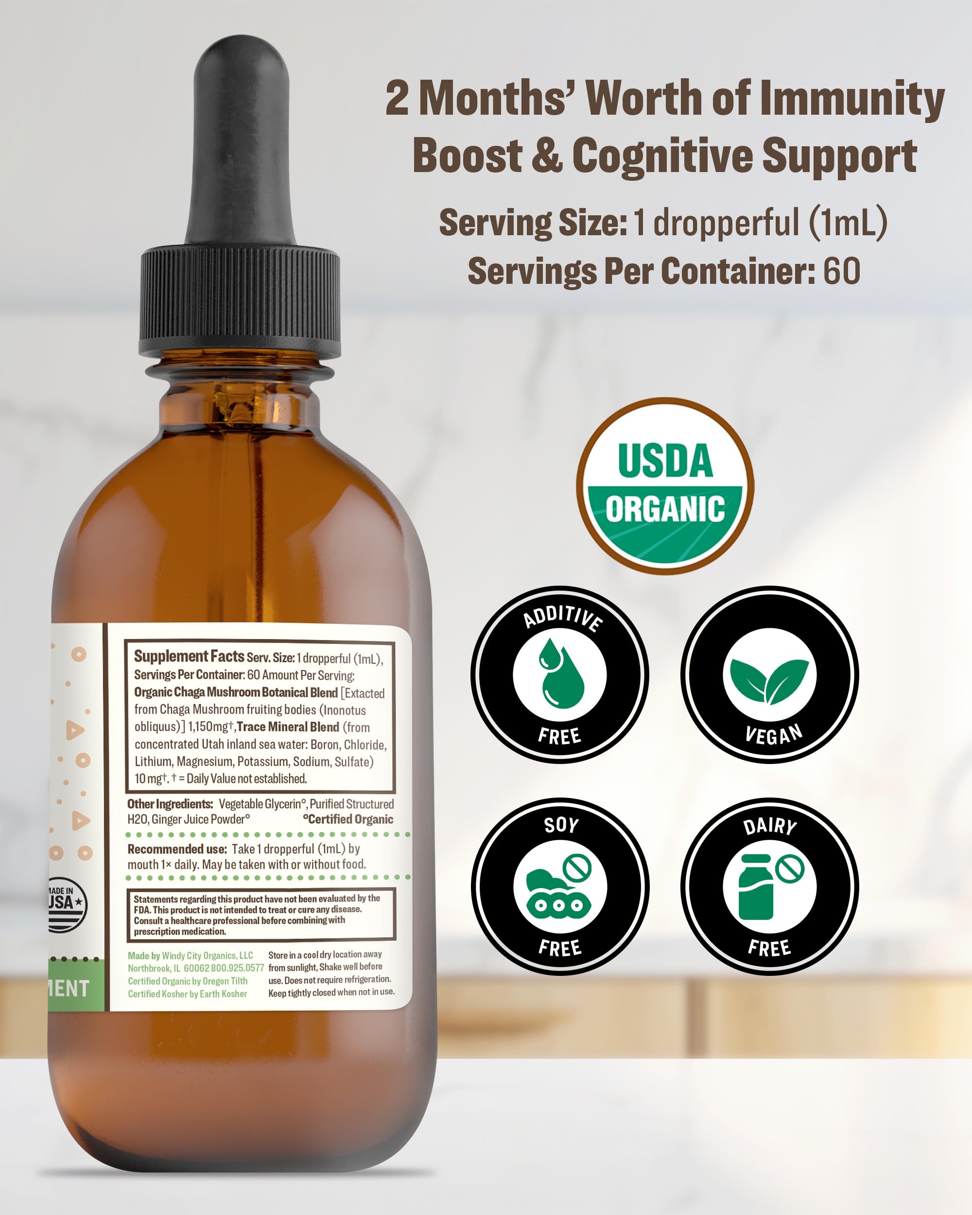 Cognitive support from chaga mushrooms