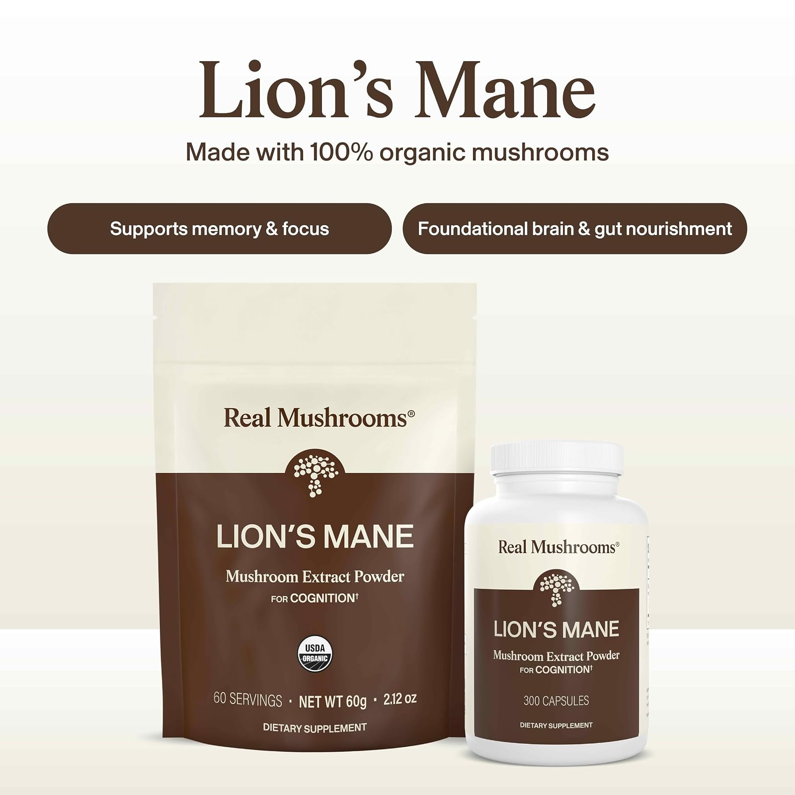 cognitive support lion's mane capsules