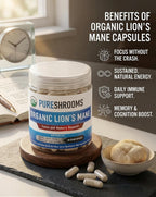 Cognitive support Lion's Mane mushrooms