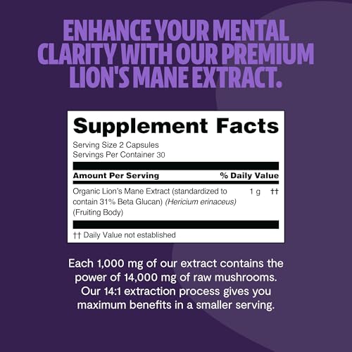 Cognitive support Lion's Mane mushrooms