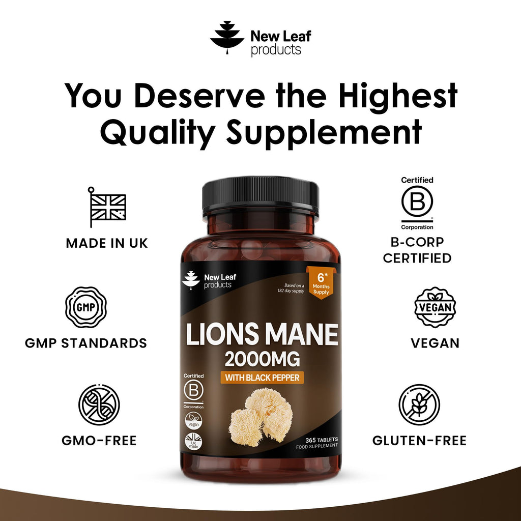 cognitive support lion's mane mushrooms