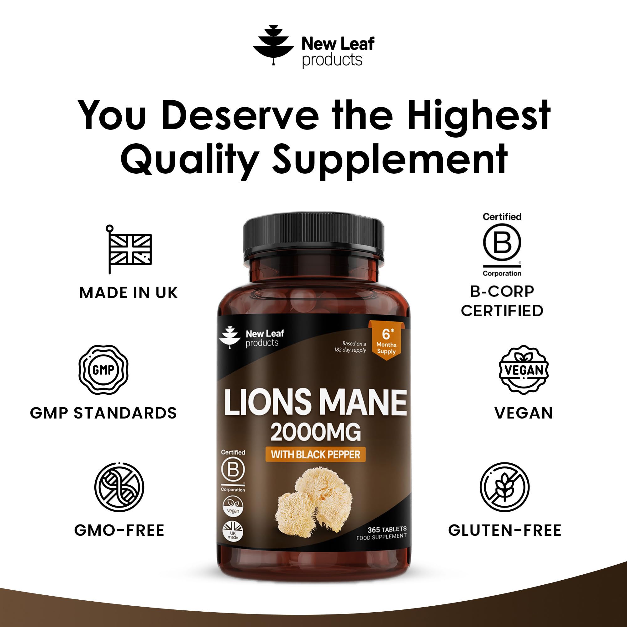 cognitive support lion's mane mushrooms