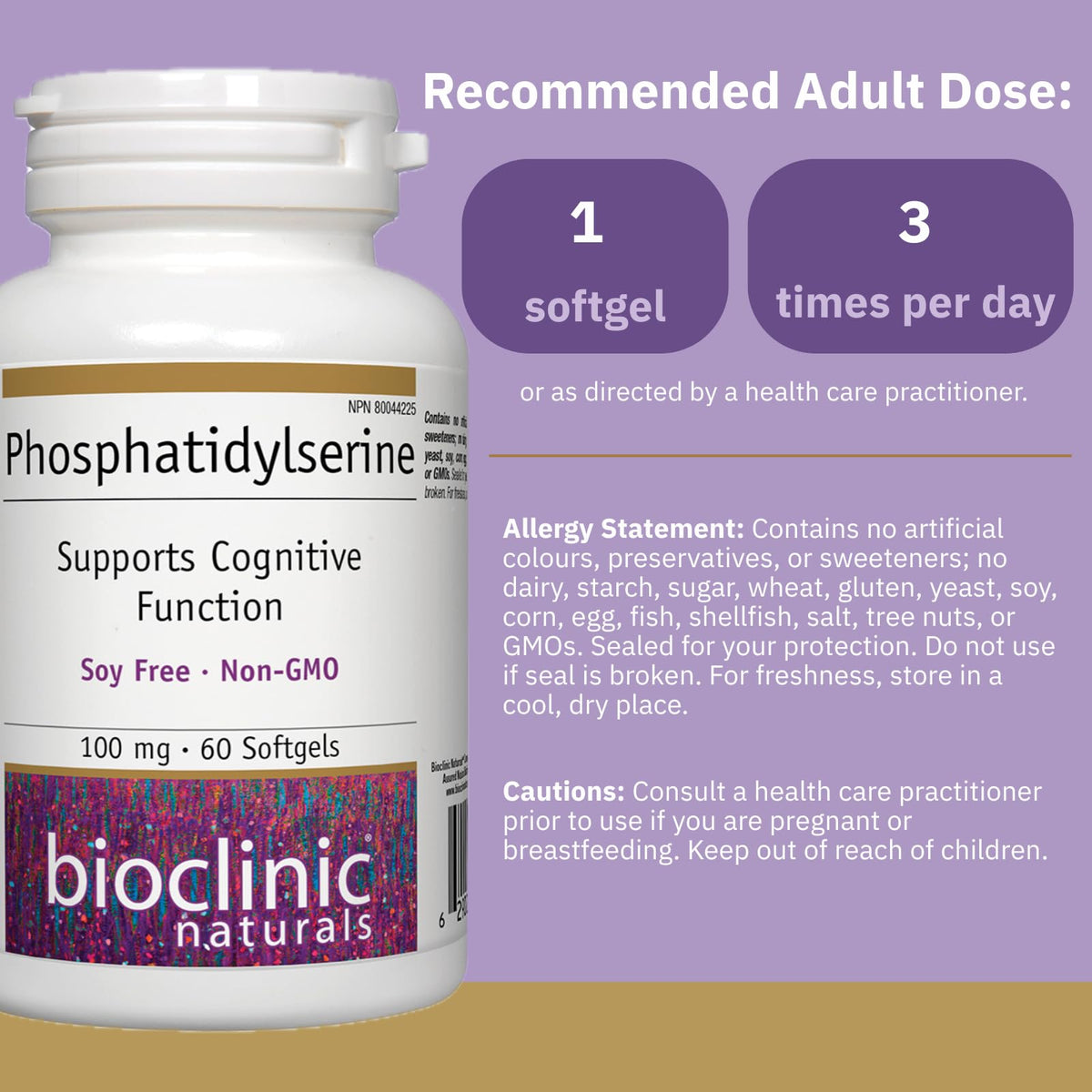 Cognitive support multivitamin supplement