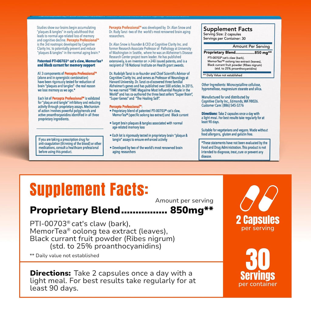cognitive support multivitamins Percepta