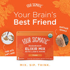 Cognitive support mushroom beverage