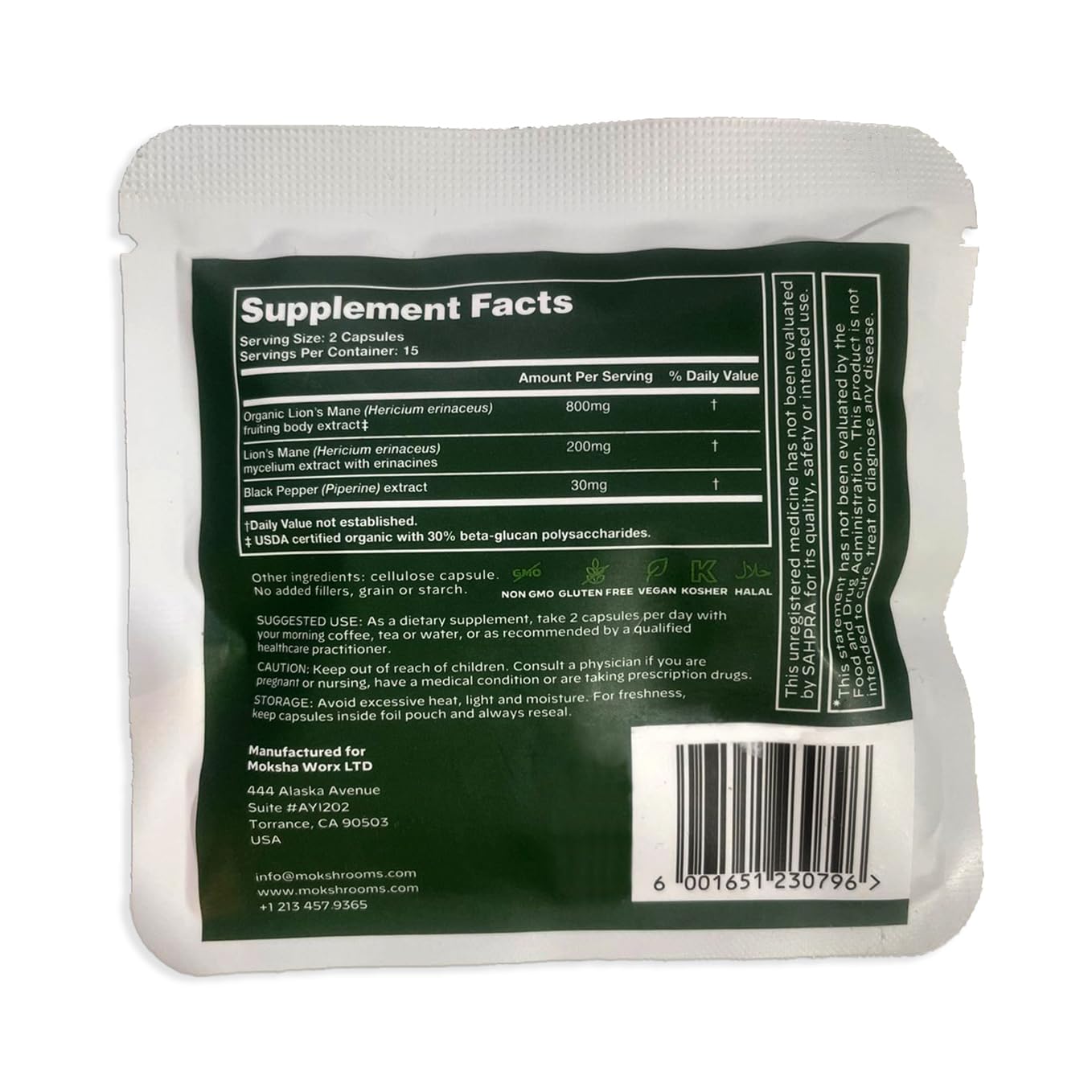 cognitive support mushroom supplement