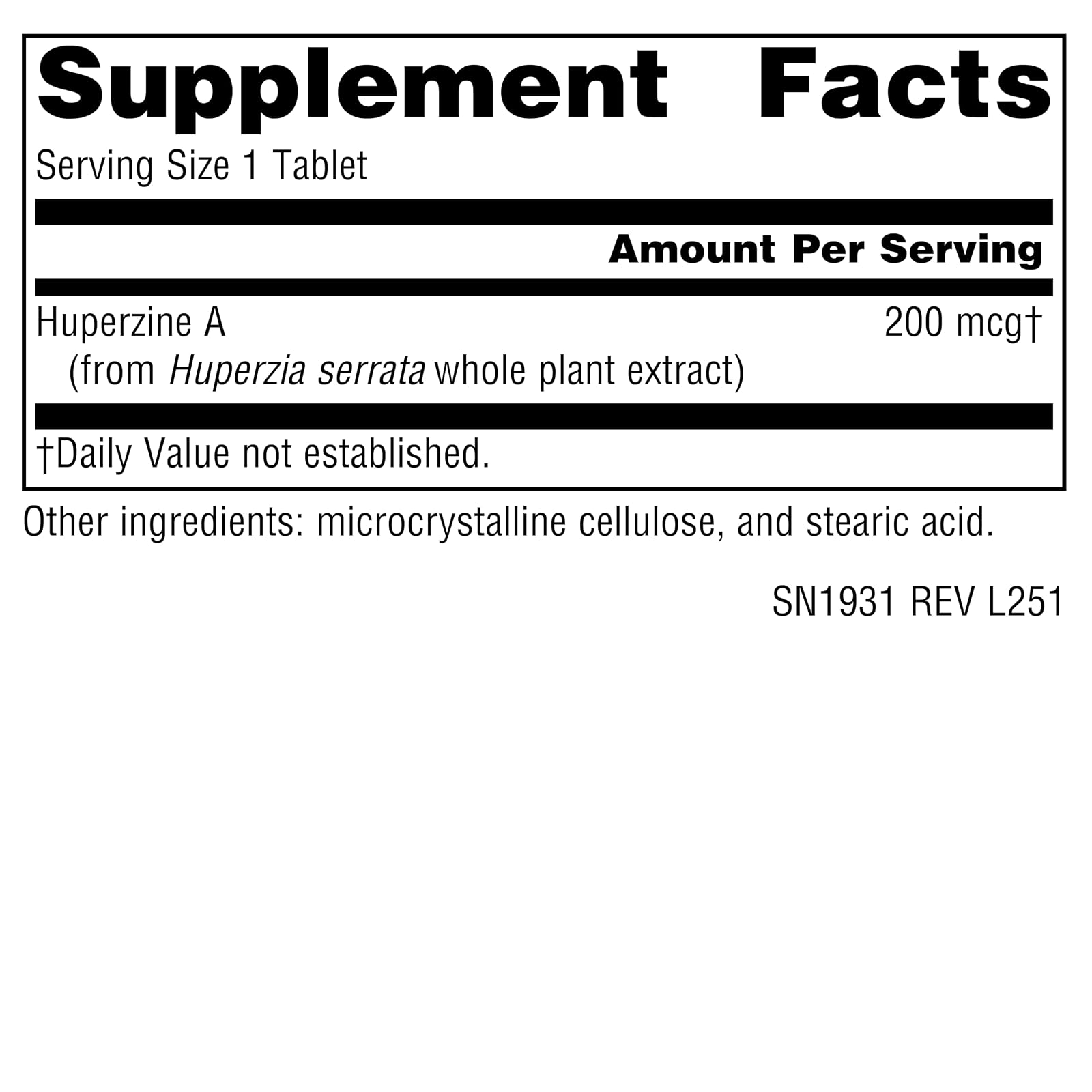 Cognitive support vitamin B12 supplement