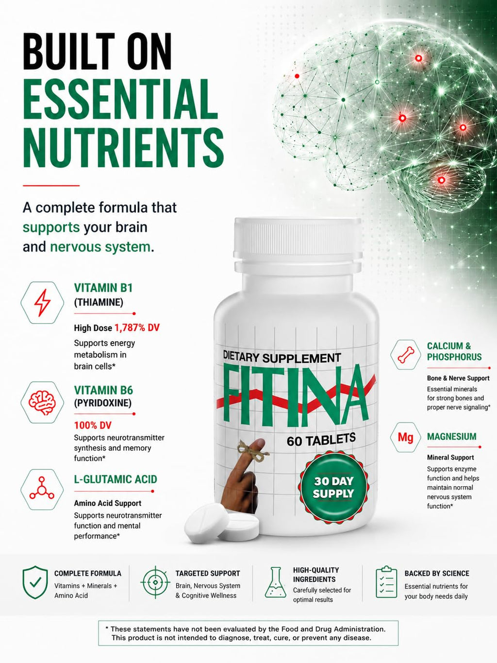 Cognitive support with B6 thiamine