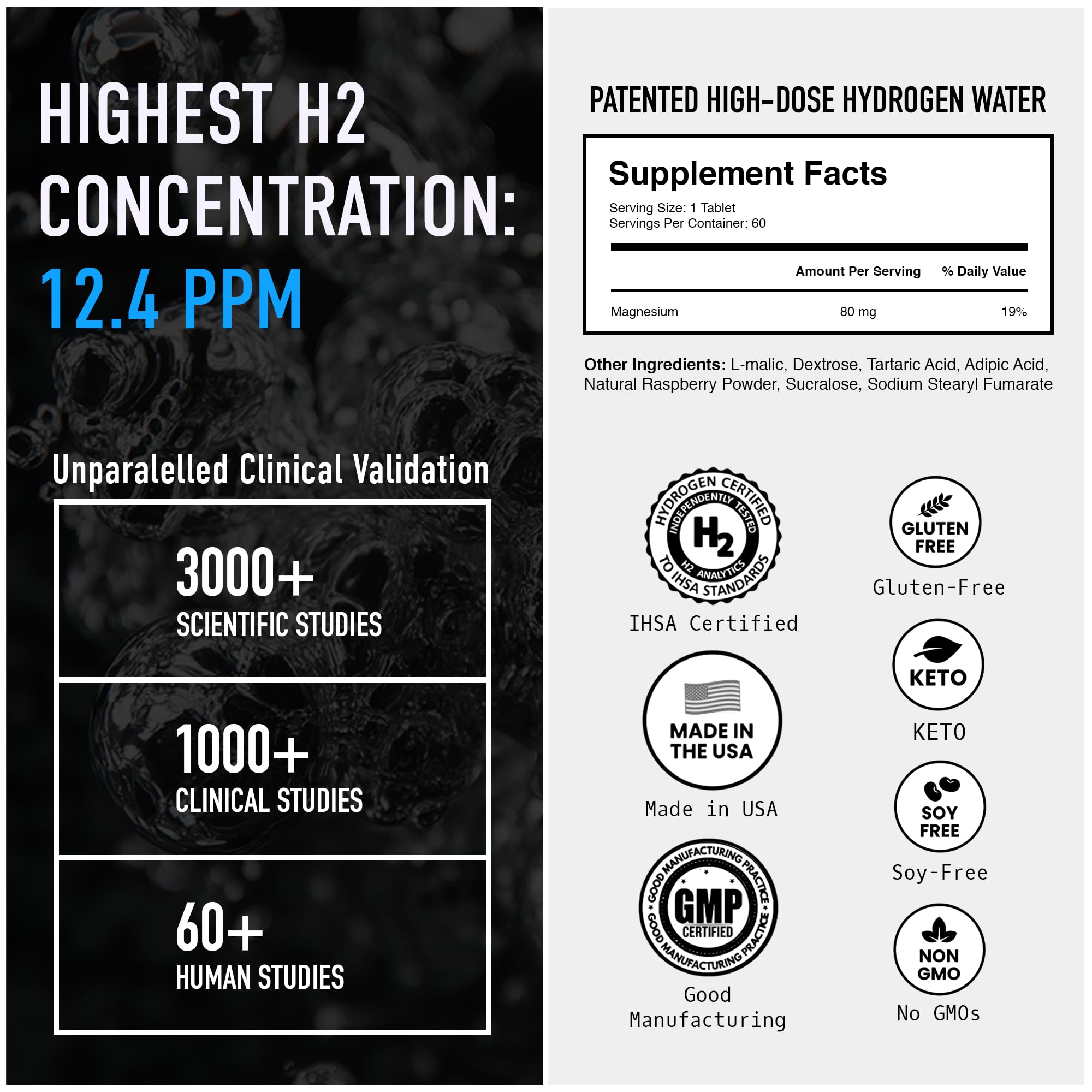 Cognitive support with hydrogen