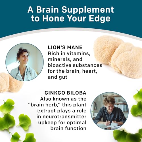 Cognitive support with Lions Mane mushrooms