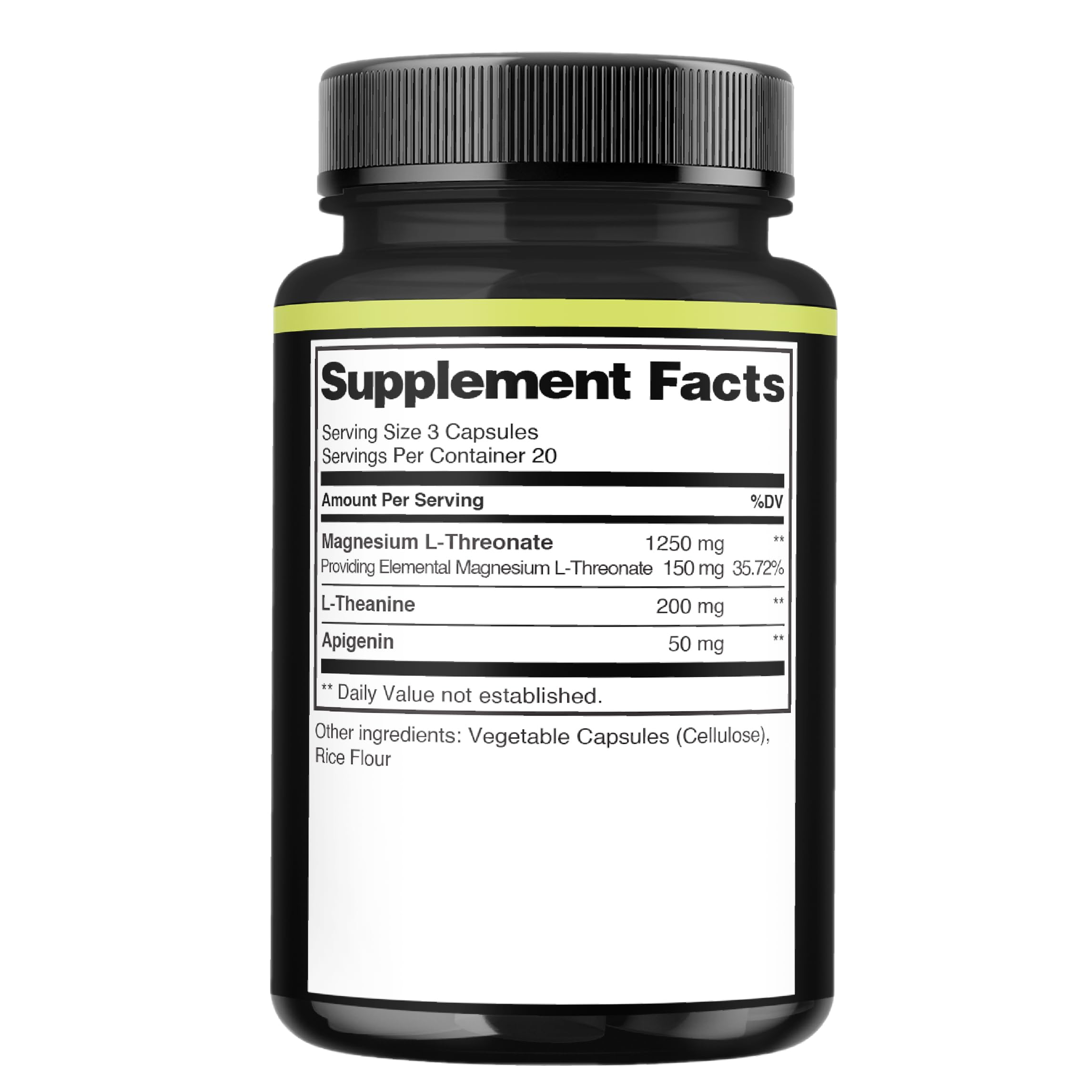 Cognitive support with magnesium supplement