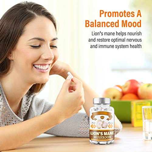 Cognitive support with vegan mushroom blend