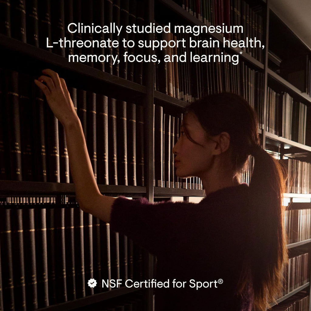 Cognitive vitality support with Magtein
