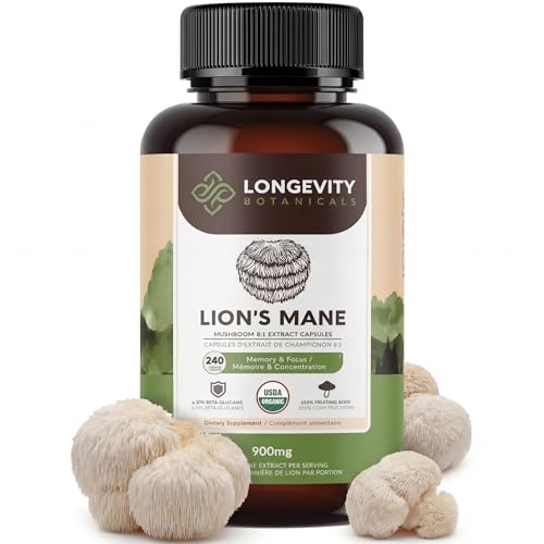 Cognitive wellness mushroom supplement