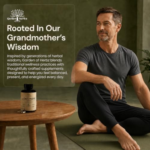 Cognitive wellness with mushroom capsules