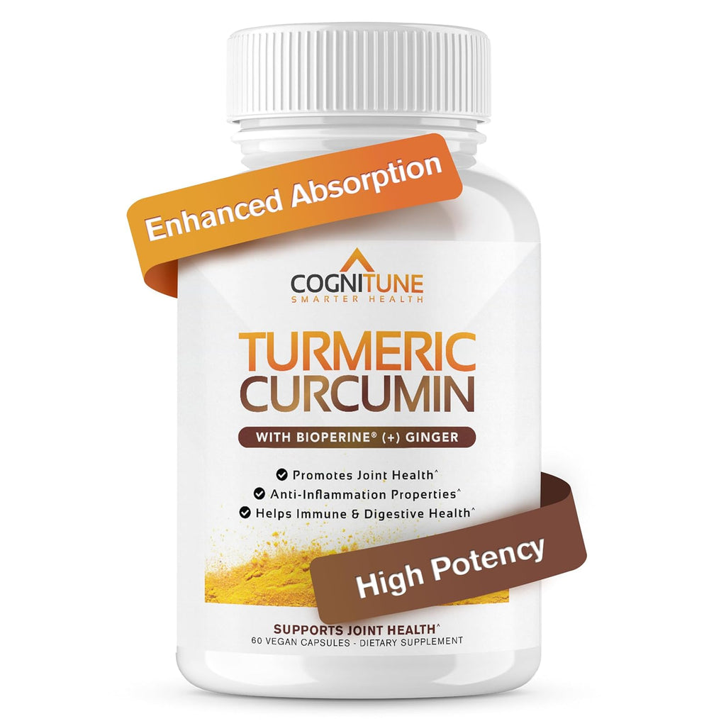 CogniTune turmeric curcumin capsules for wellness
