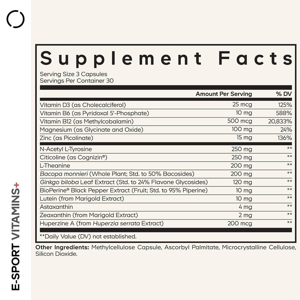 Cognizin and Bacopa for cognitive support
