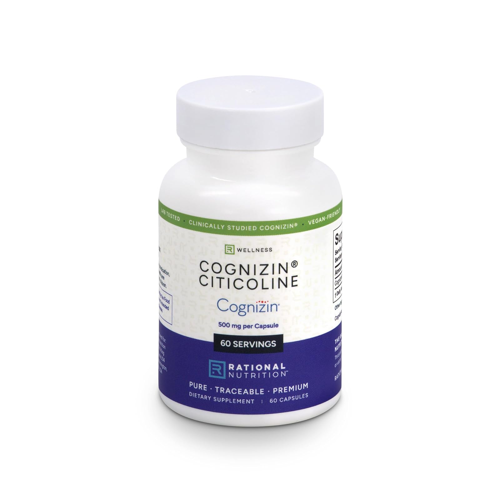 Cognizin Citicoline cognitive support capsules