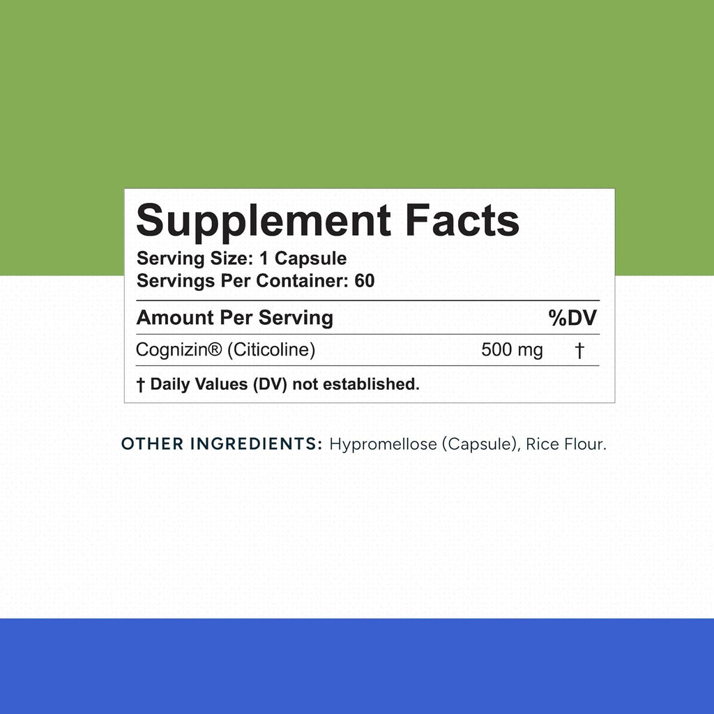 Cognizin Citicoline for improved concentration