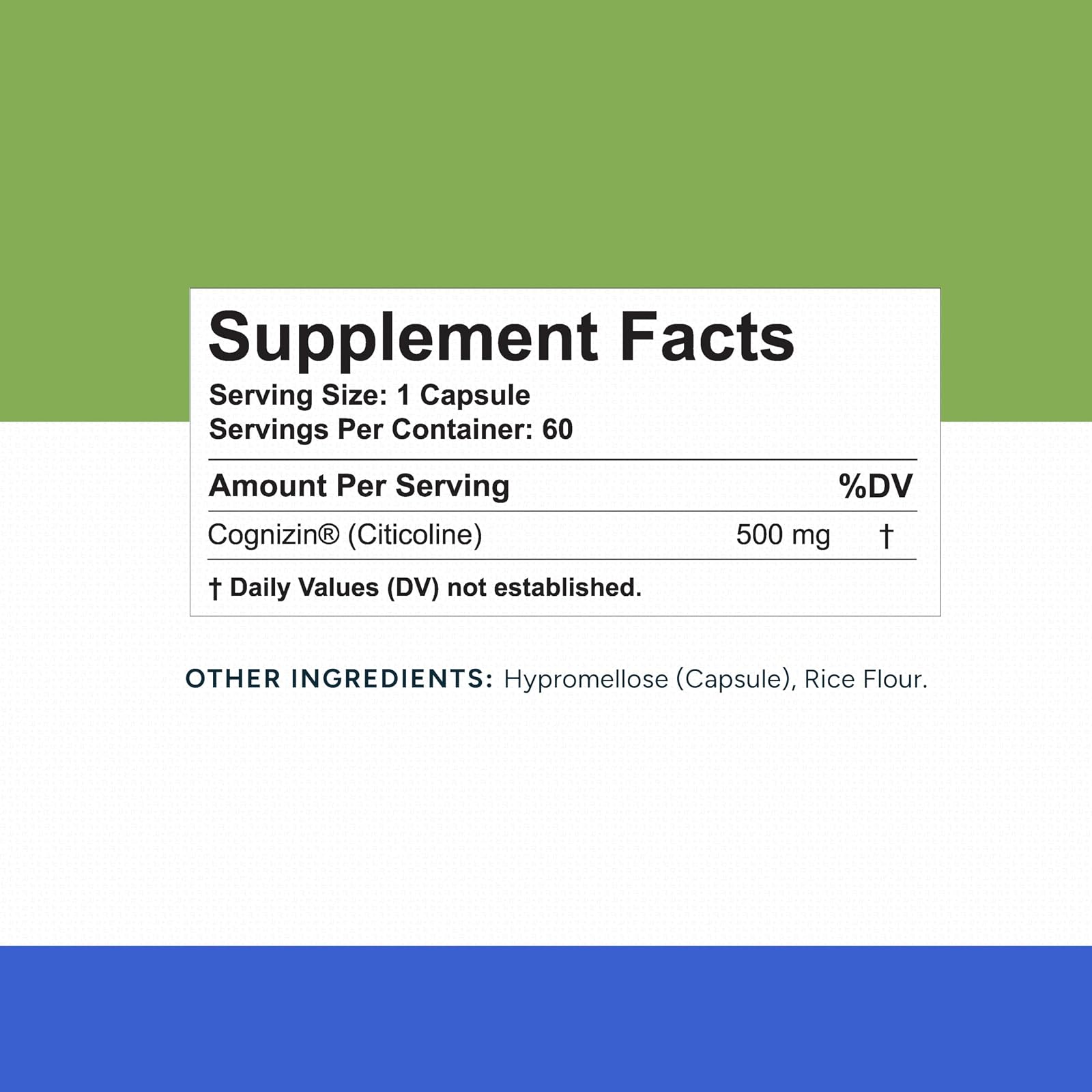 Cognizin Citicoline for improved concentration