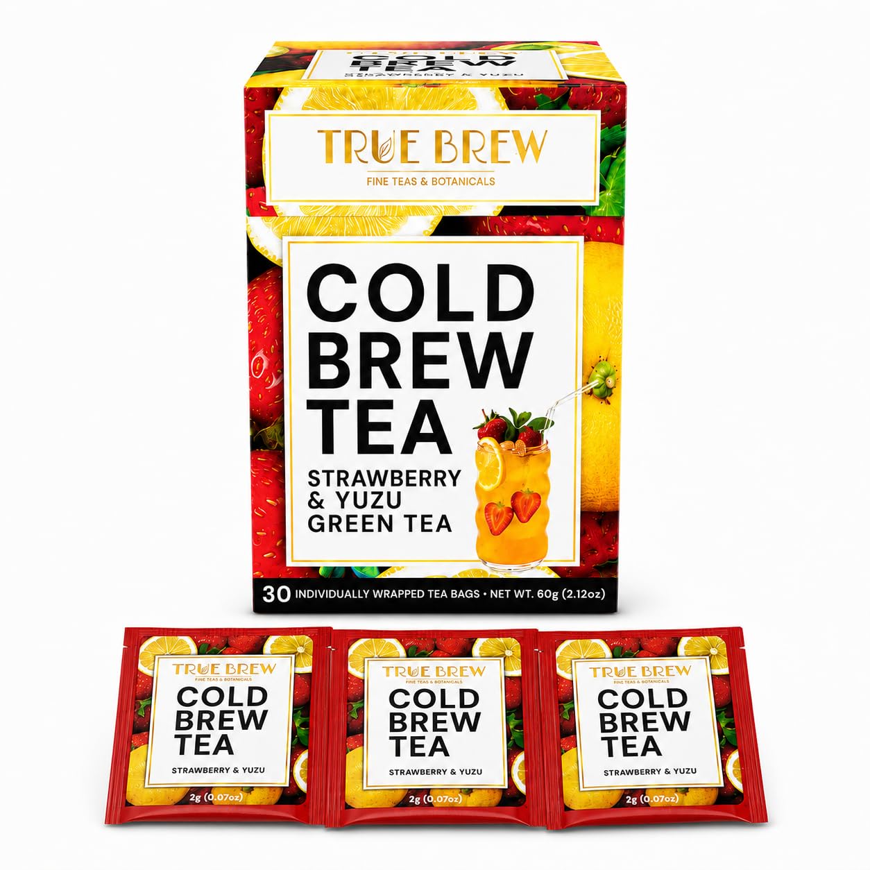 Cold brew green tea bags
