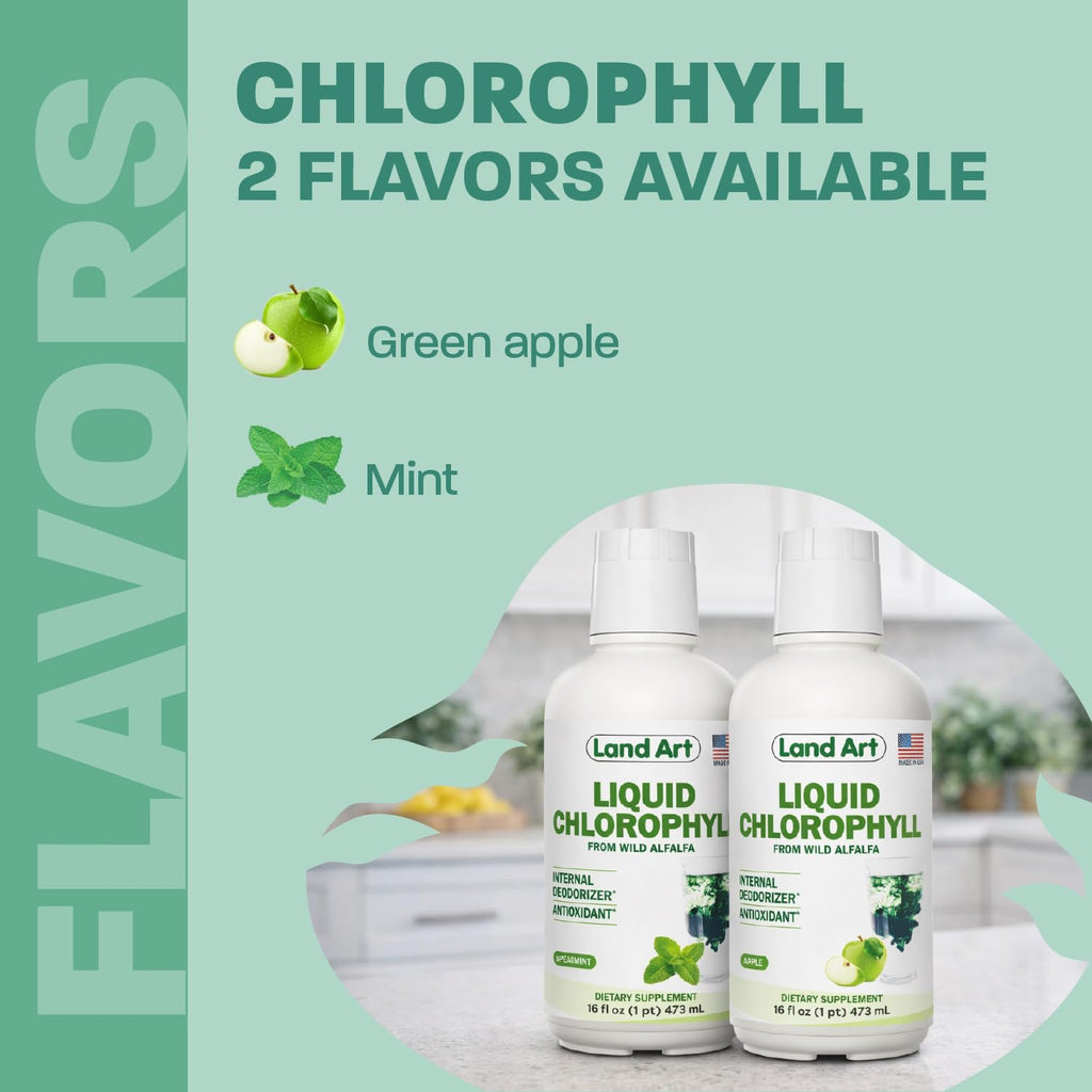 Cold-extracted chlorophyll for detox