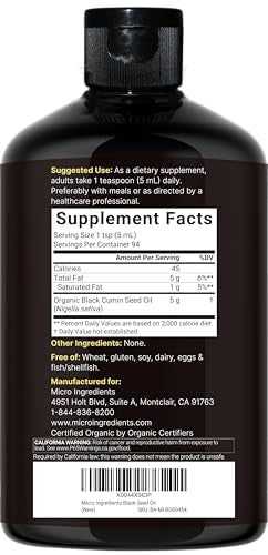 cold pressed black seed oil extract