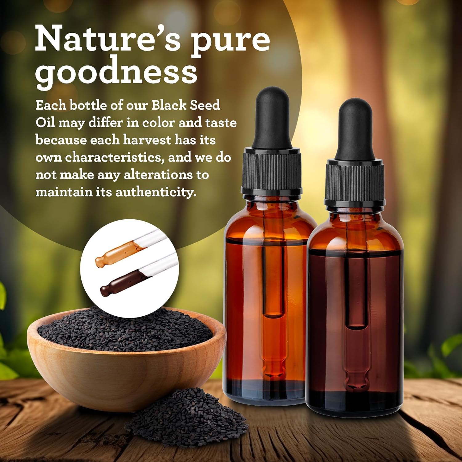cold-pressed black seed oil extract