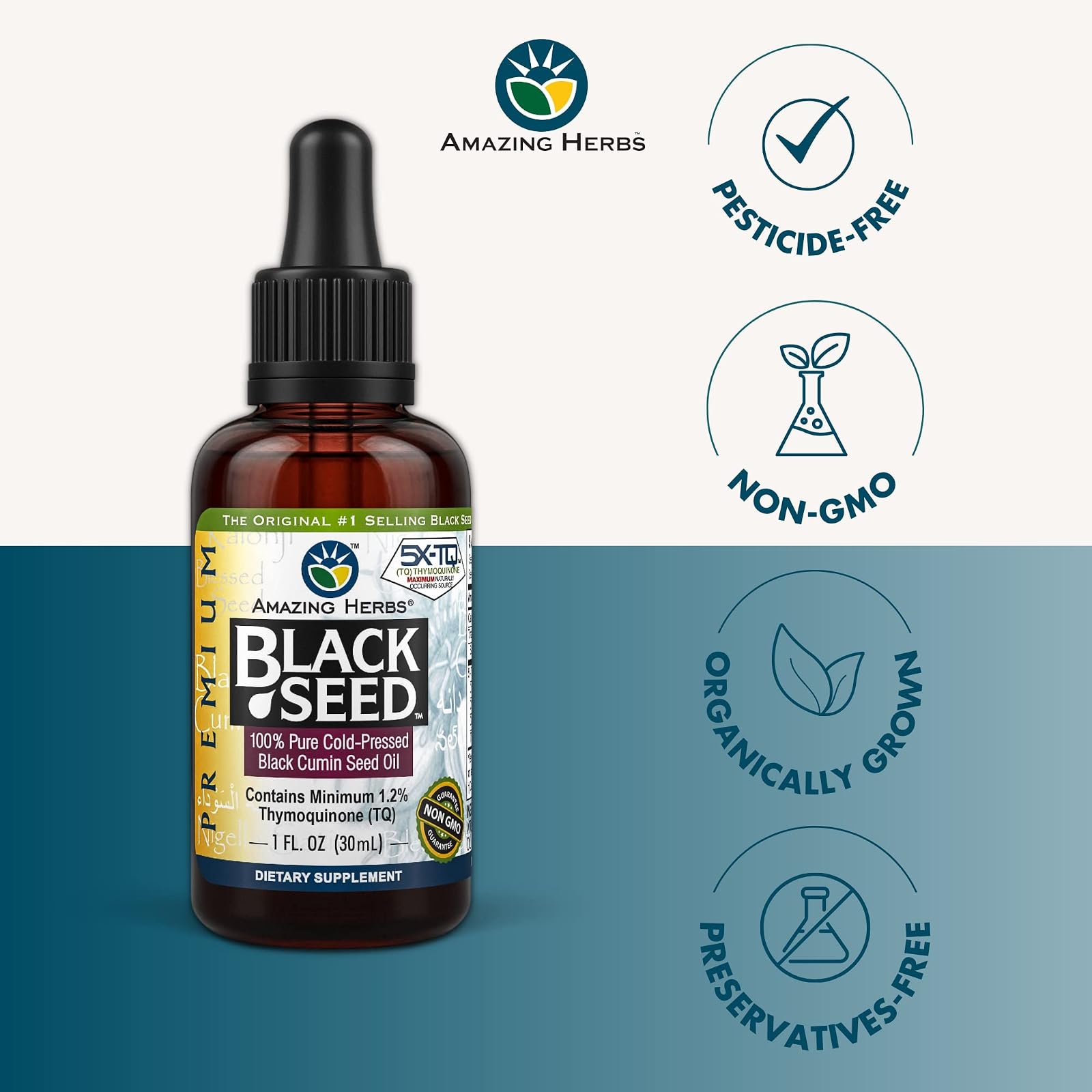 Cold-pressed black seed oil extract