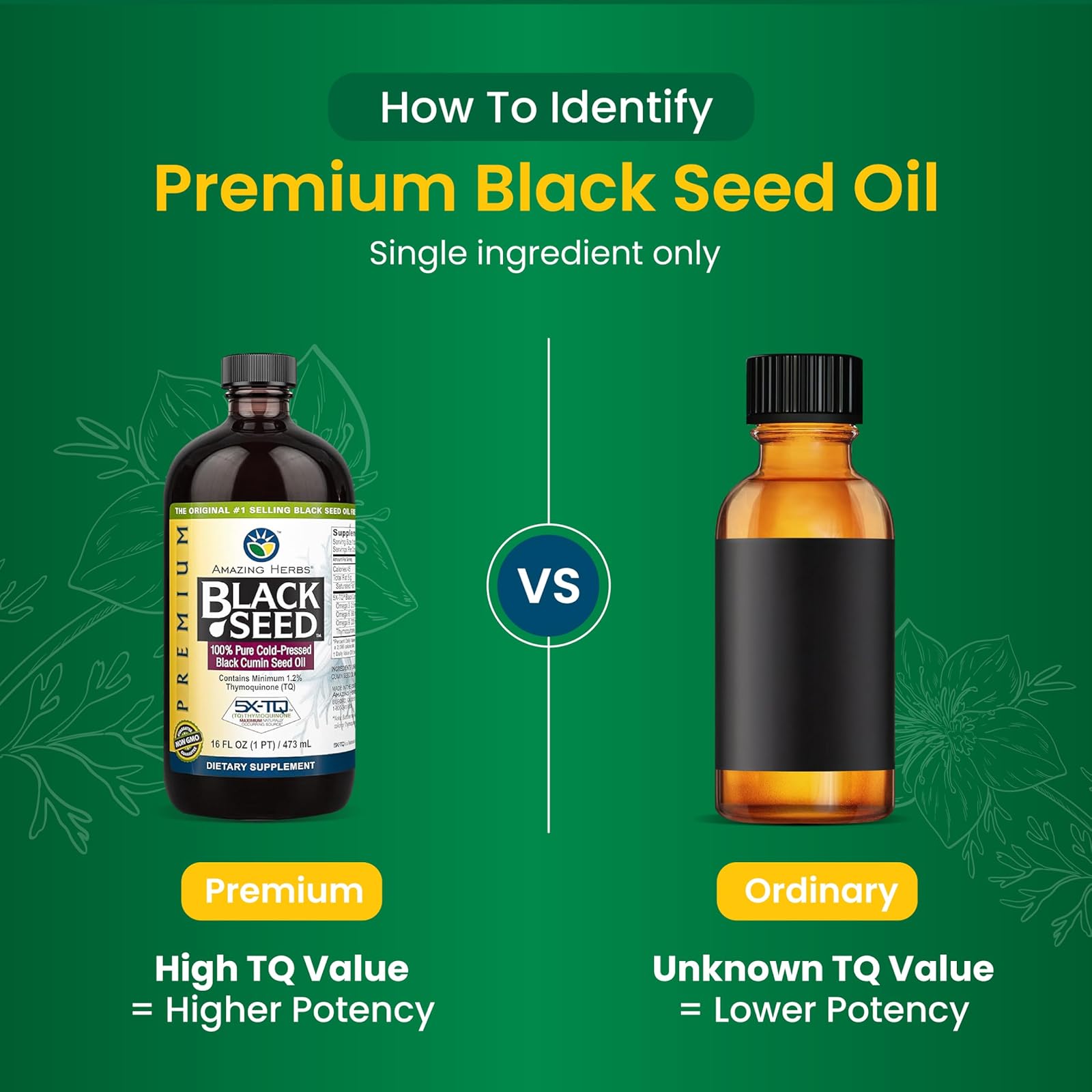 cold-pressed black seed oil quality