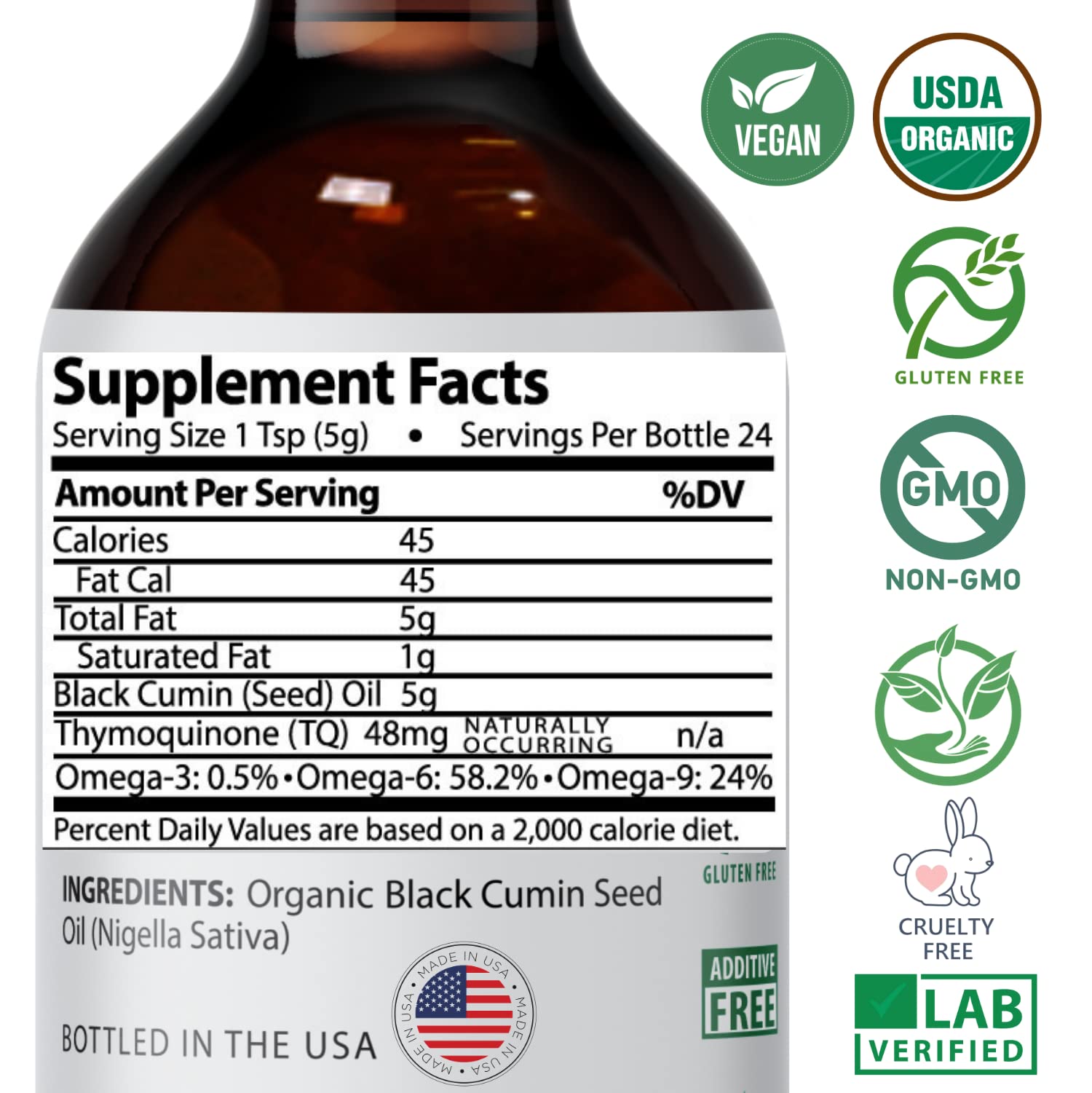 cold-pressed black seed oil