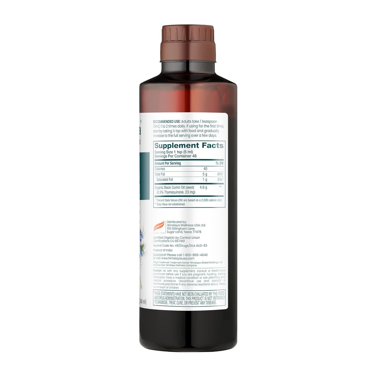 cold pressed black seed oil