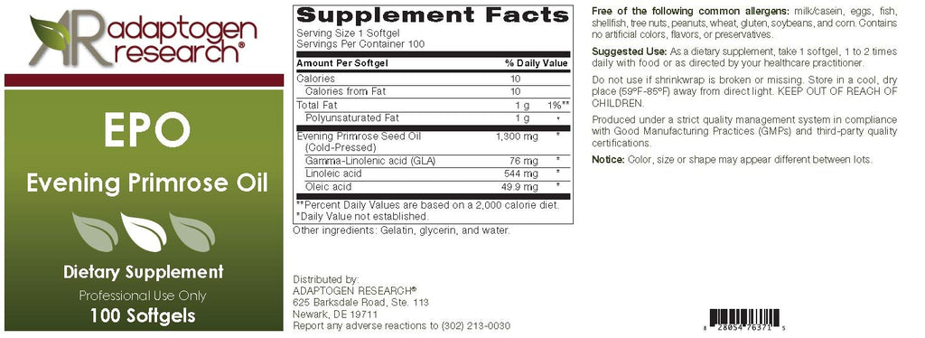 cold-pressed evening primrose extract