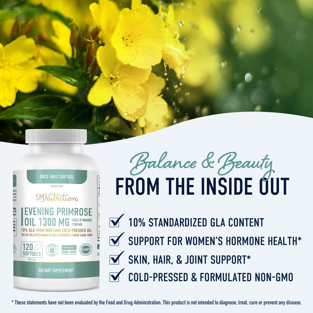 Cold-pressed evening primrose oil benefits