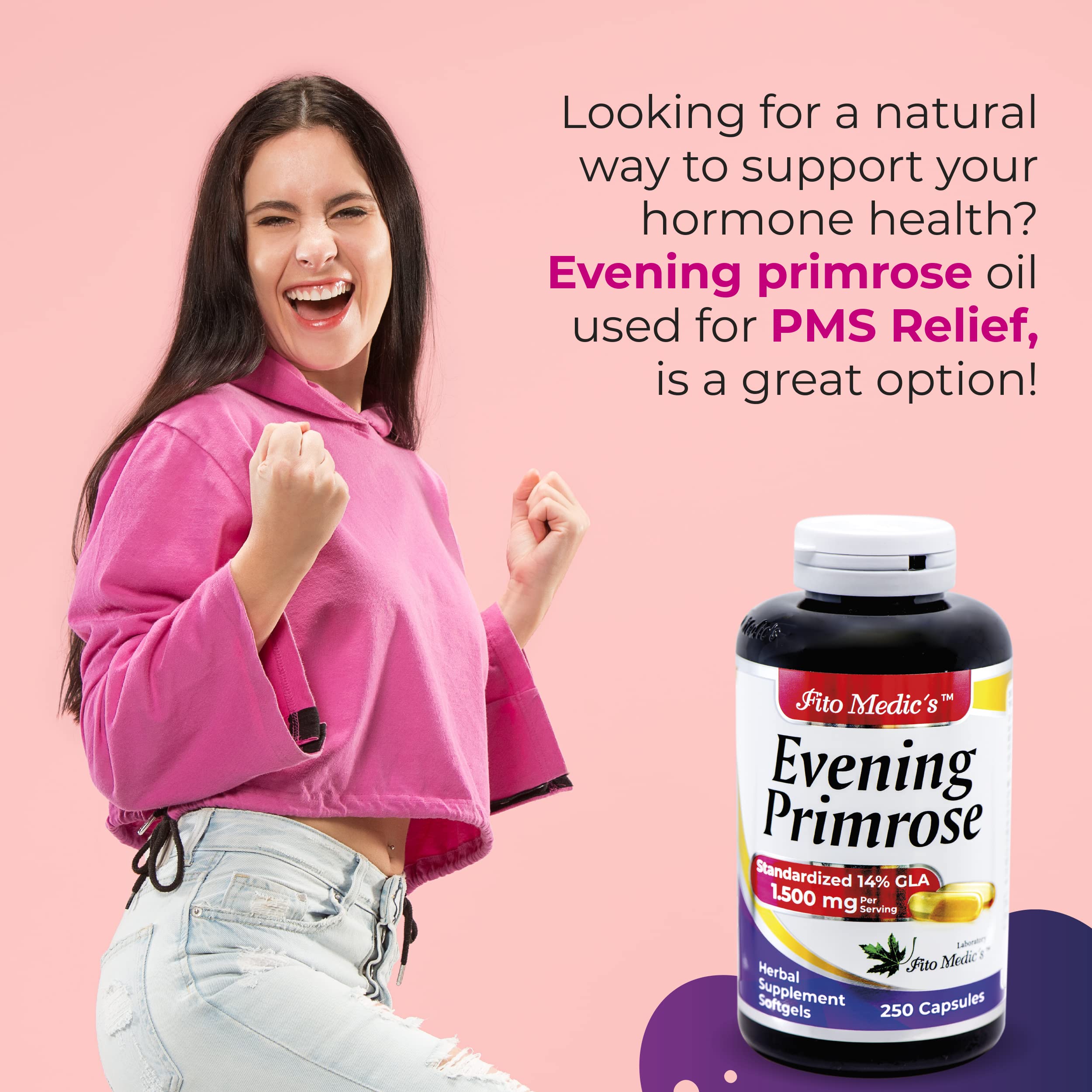 cold-pressed evening primrose oil capsules