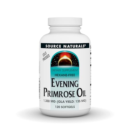 Cold pressed evening primrose oil softgels