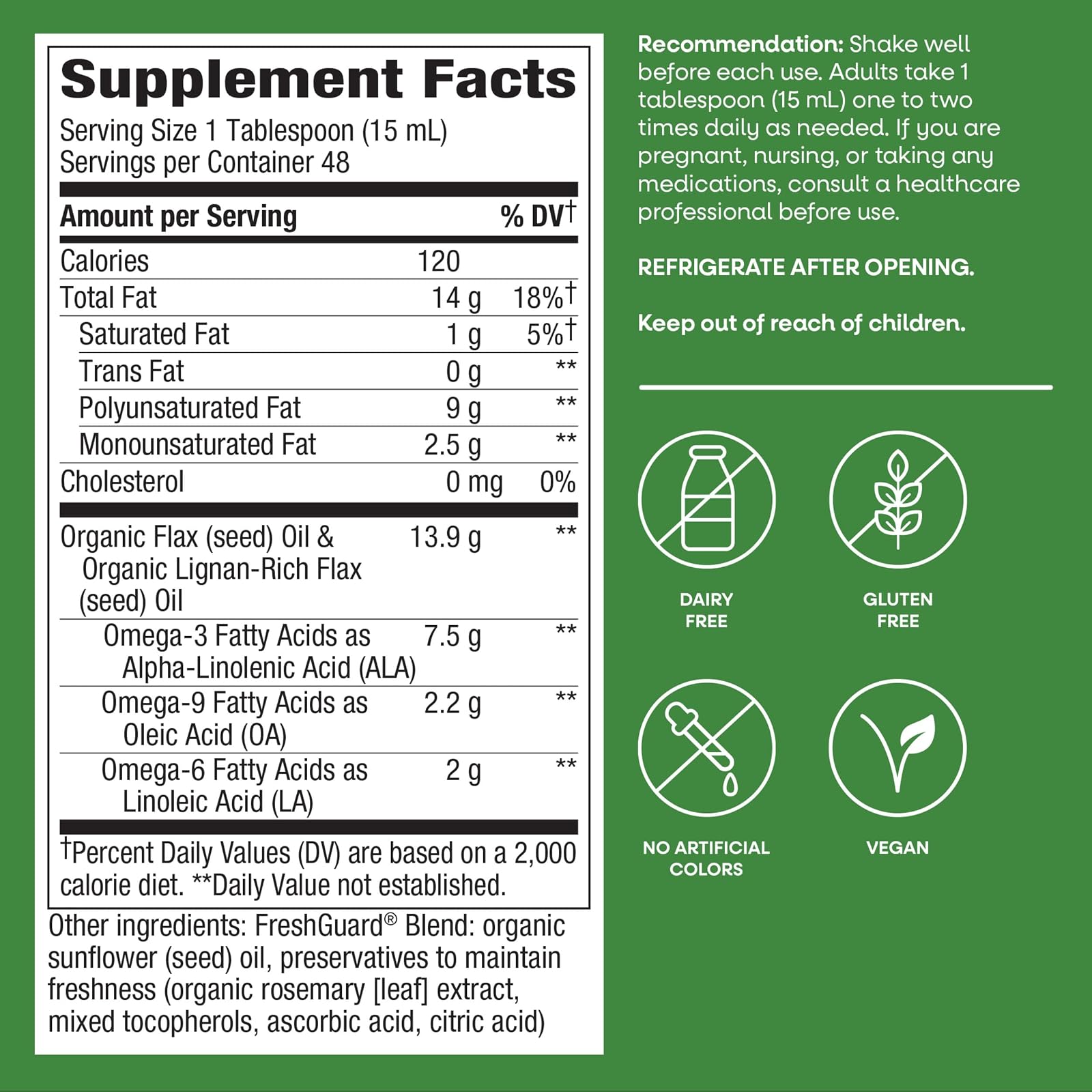 cold-pressed flaxseed oil quality