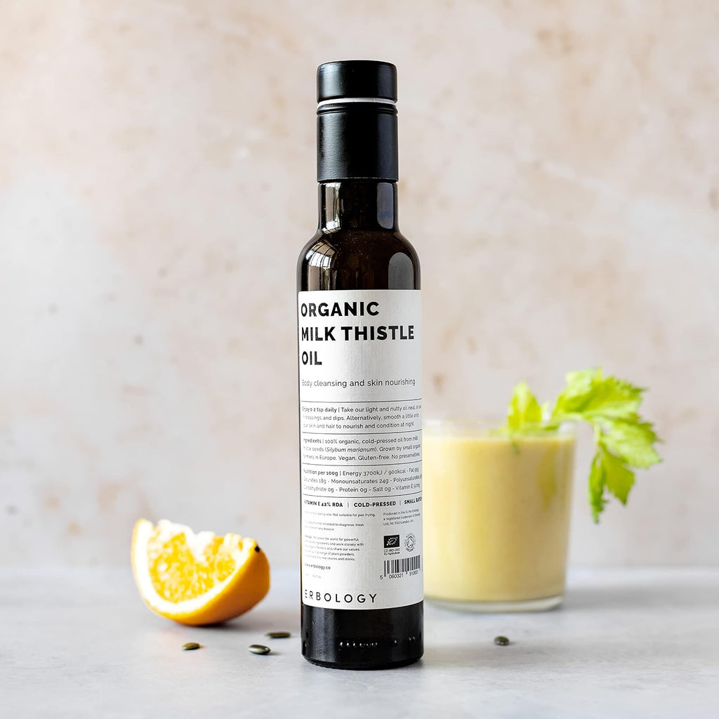 cold-pressed milk thistle oil for health