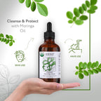 cold pressed moringa oil for skin