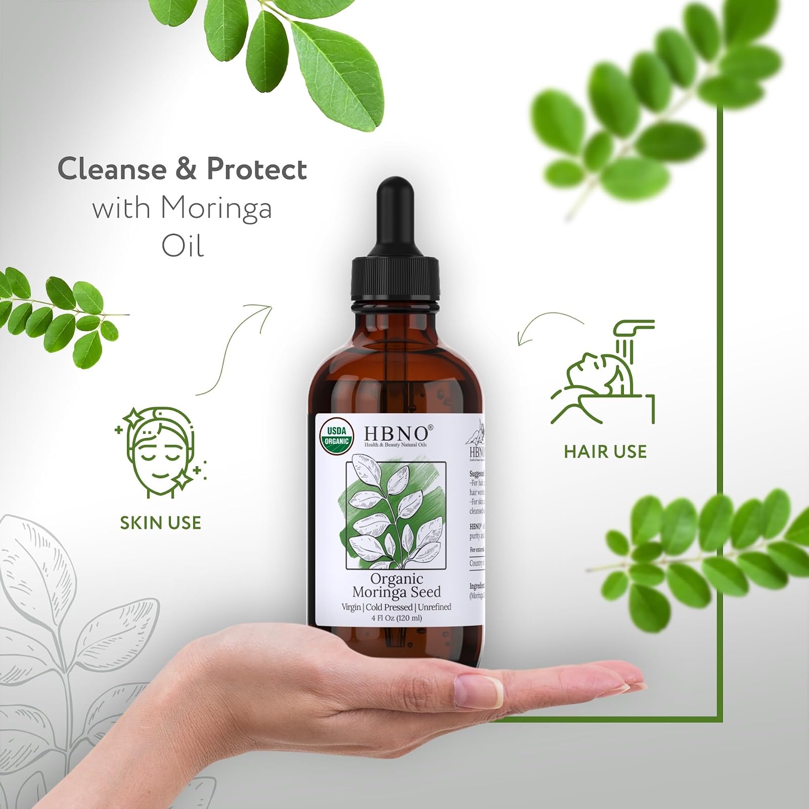 cold pressed moringa oil for skin