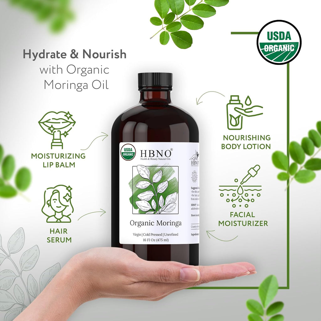 cold-pressed moringa oil for skin