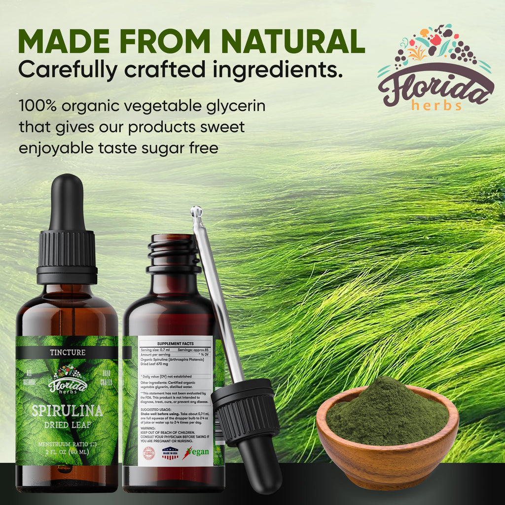 cold-pressed spirulina tincture benefits