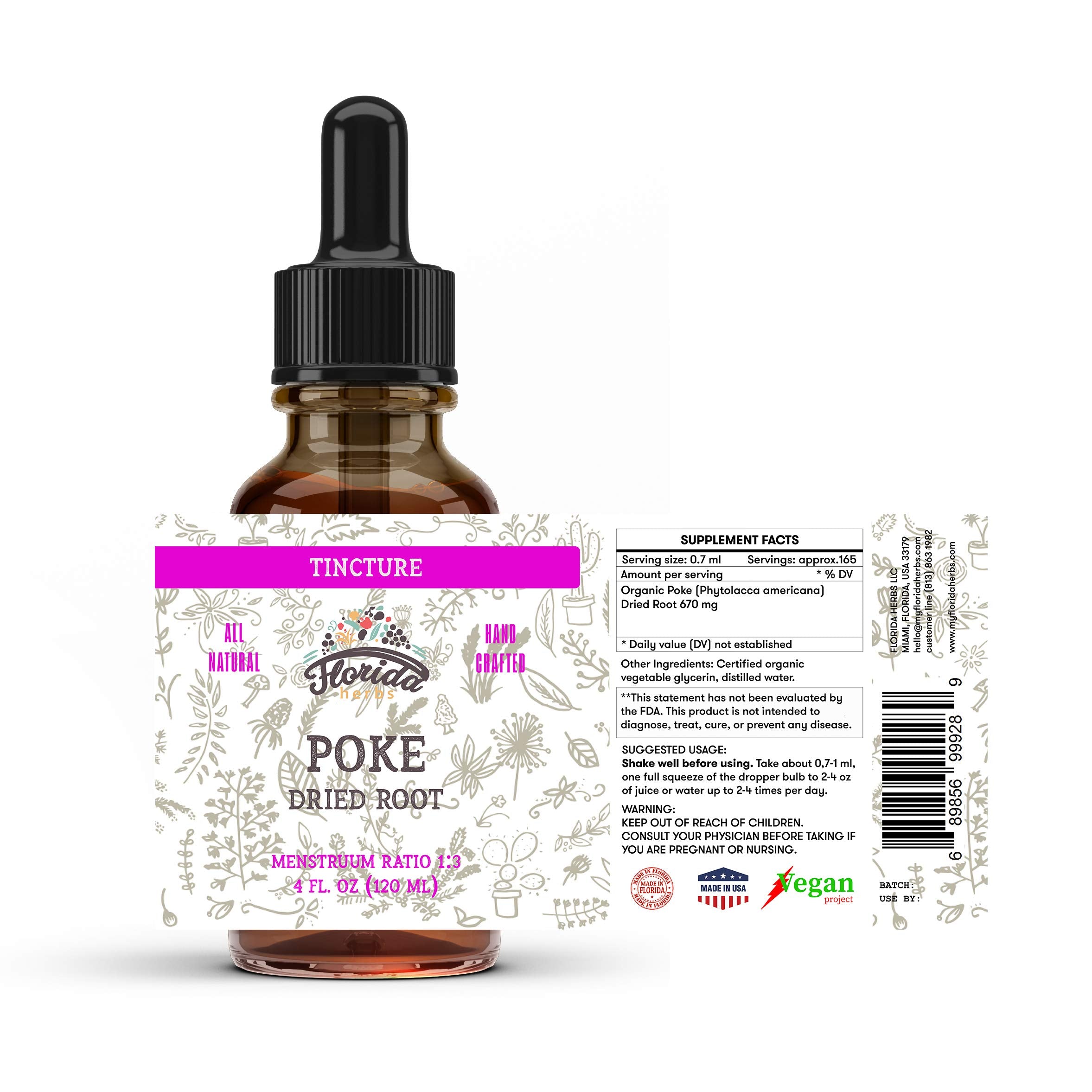 Cold-pressed vegetable glycerin tincture