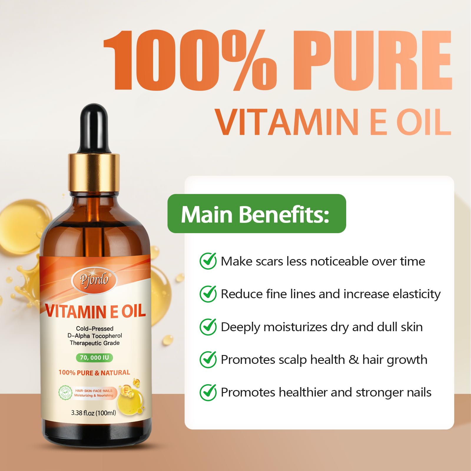 cold-pressed vitamin E oil