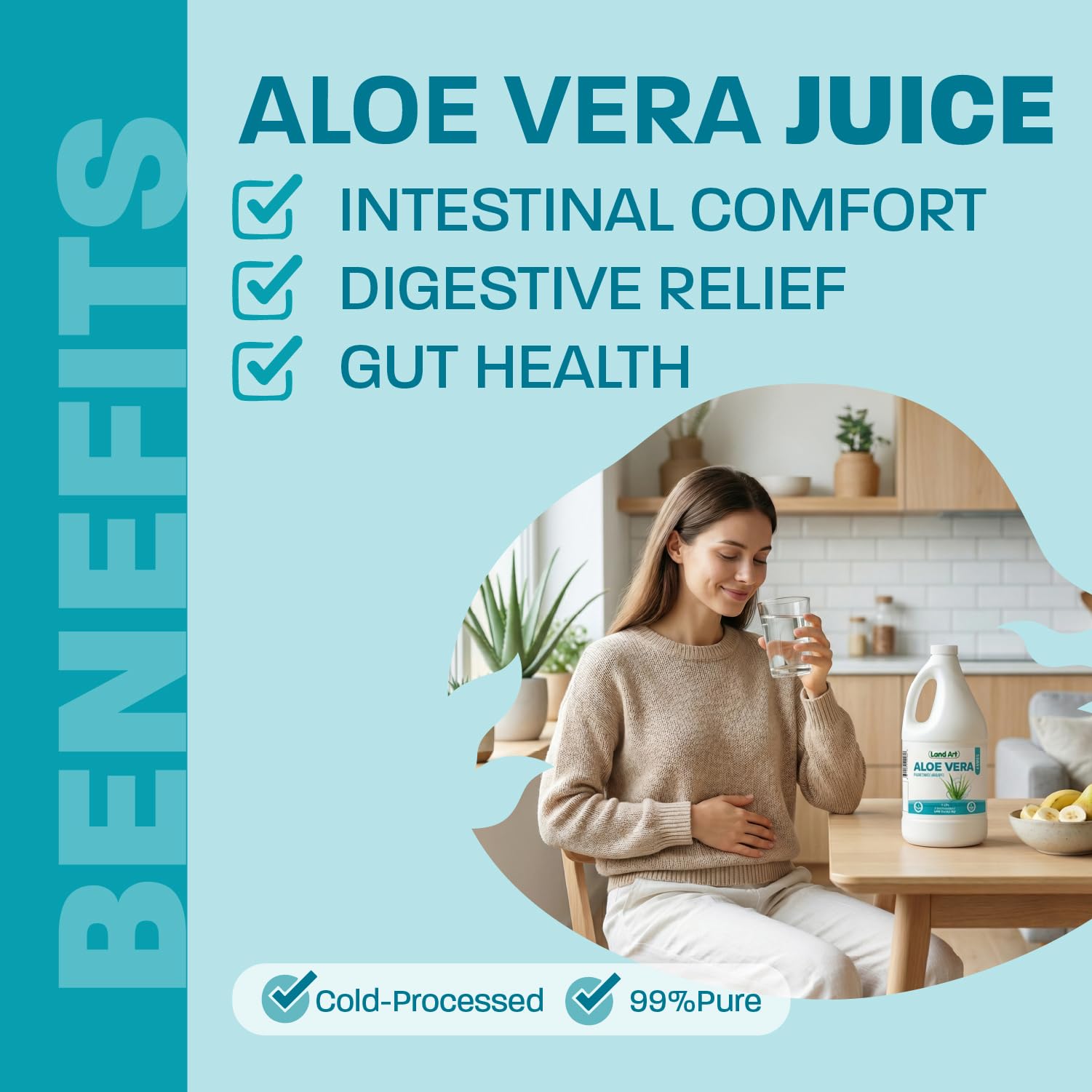 cold-processed aloe vera drink